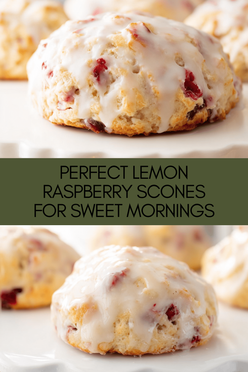 Ridiculously Easy Lemon Raspberry Scones - Simple & Delicious Recipe