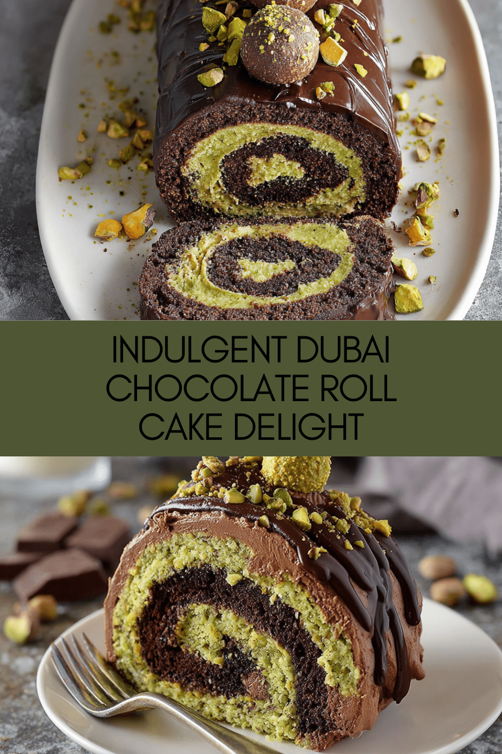 Dubai Chocolate Roll Cake Recipe: Luxurious Fusion of Chocolate and ...