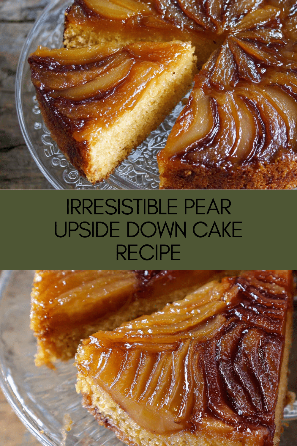 Pear Upside Down Cake: Comforting Elegance with Ripe Pears